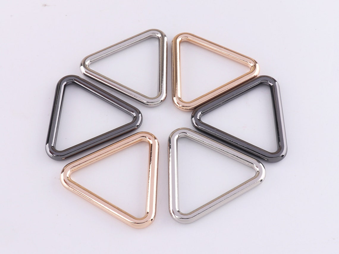 Triangle Buckle Slider Buckle Strap Keeper Triangles Rings For | Etsy