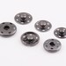 Gunmetal Snap Fastener 21mm 23mm 25mm Gunmetal Snap Buttons Press Stud ...