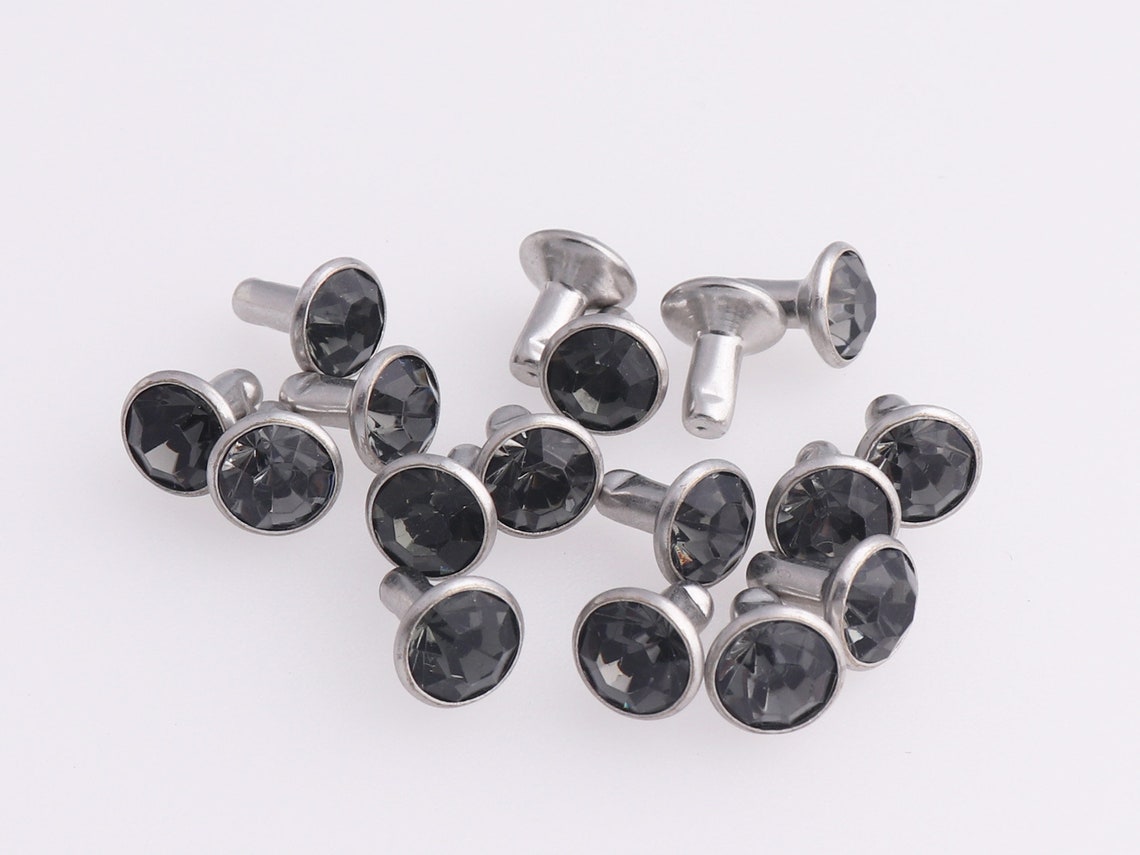 Rhinestone Rivets Rapid Rivet Studs Rivets Supplies Biker Decorative ...