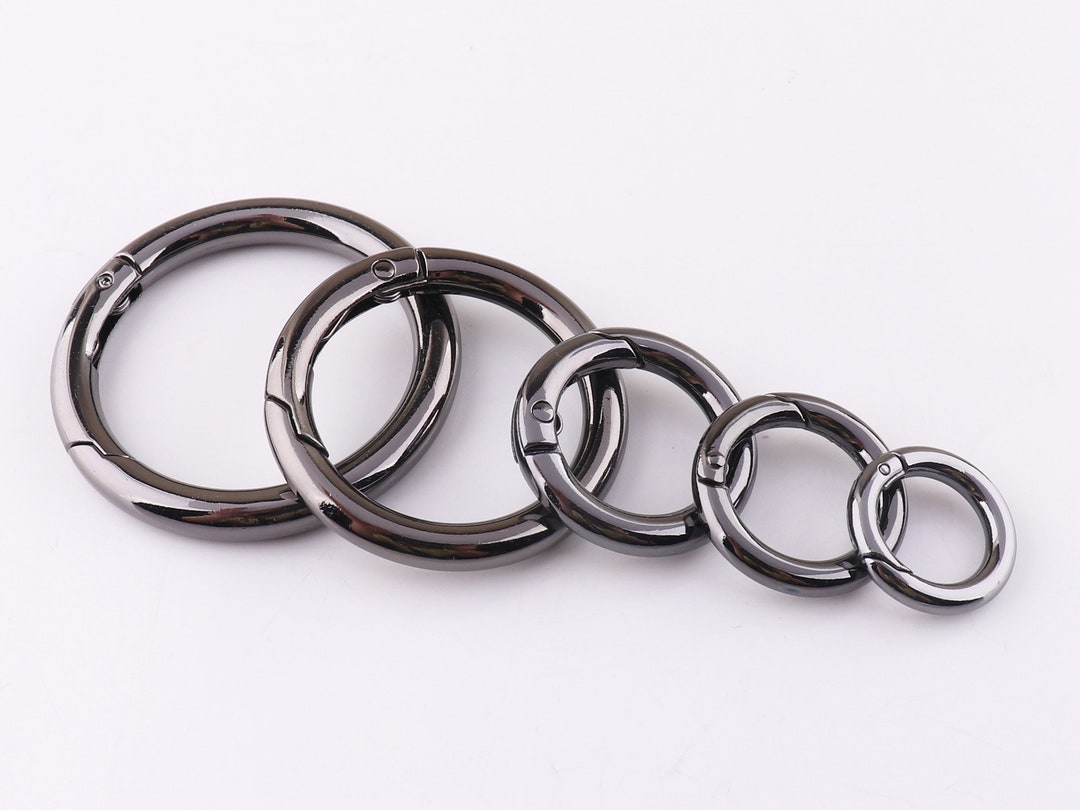 O-rings Spring Gate Ring Gunmetal Round Gate Ring Spring Ring Clasp ...