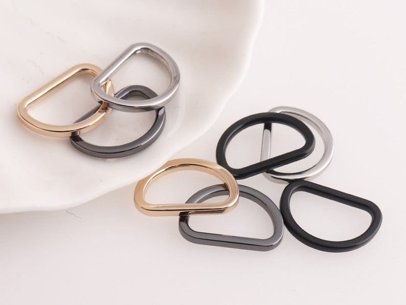 Mini D Rings Strap Ring Purse Rings Connector Rings D Shaped - Etsy