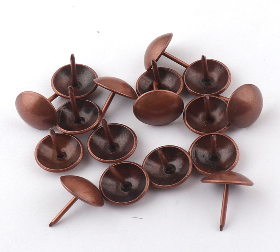 20-100pcs Antique Copper Color Sofa Nail Push Pins,upholstery Tacks ...