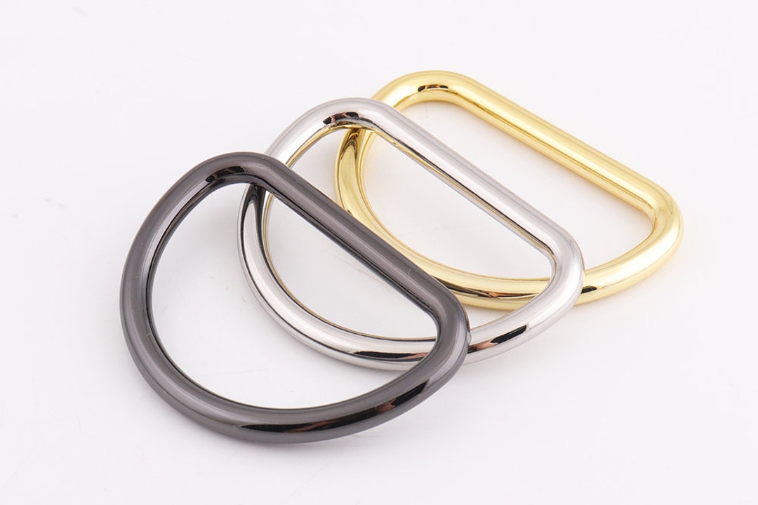 2"(50mm) Heavy Duty D Ring D-ring Findings Metal D Rings D-rings Purse ...