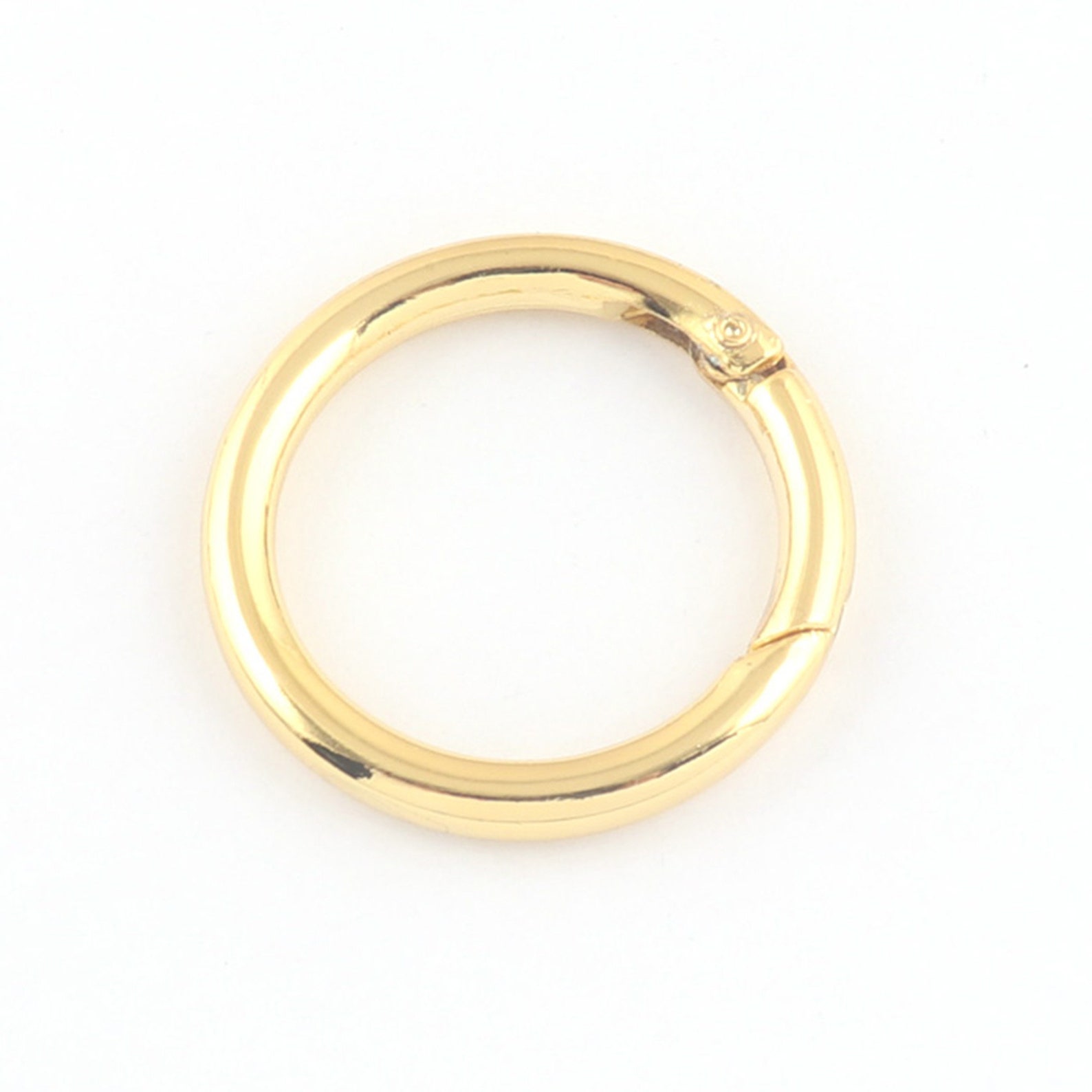 6pcs 38mm(1.5'')spring Gate Ring Rose Gold/light Gold/gold/gunmetal ...