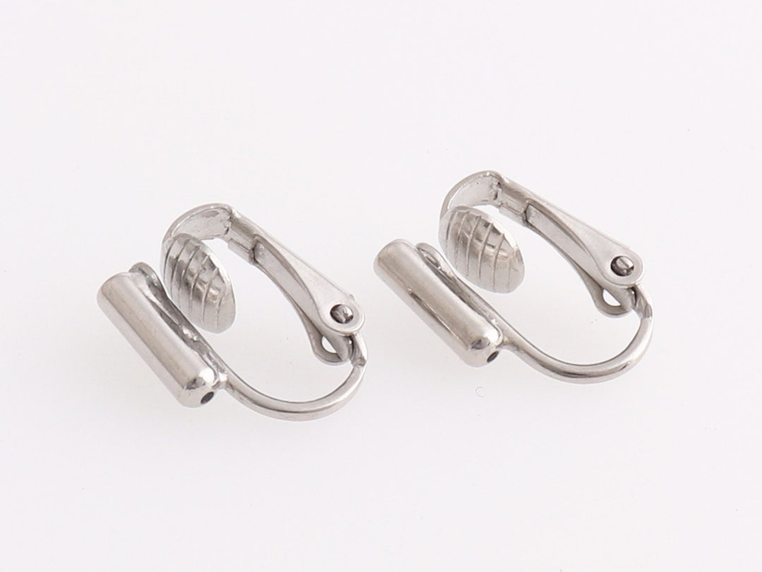 Clip on Earring Earring Clip Converter Non Pierced Clip Adapter Ear ...
