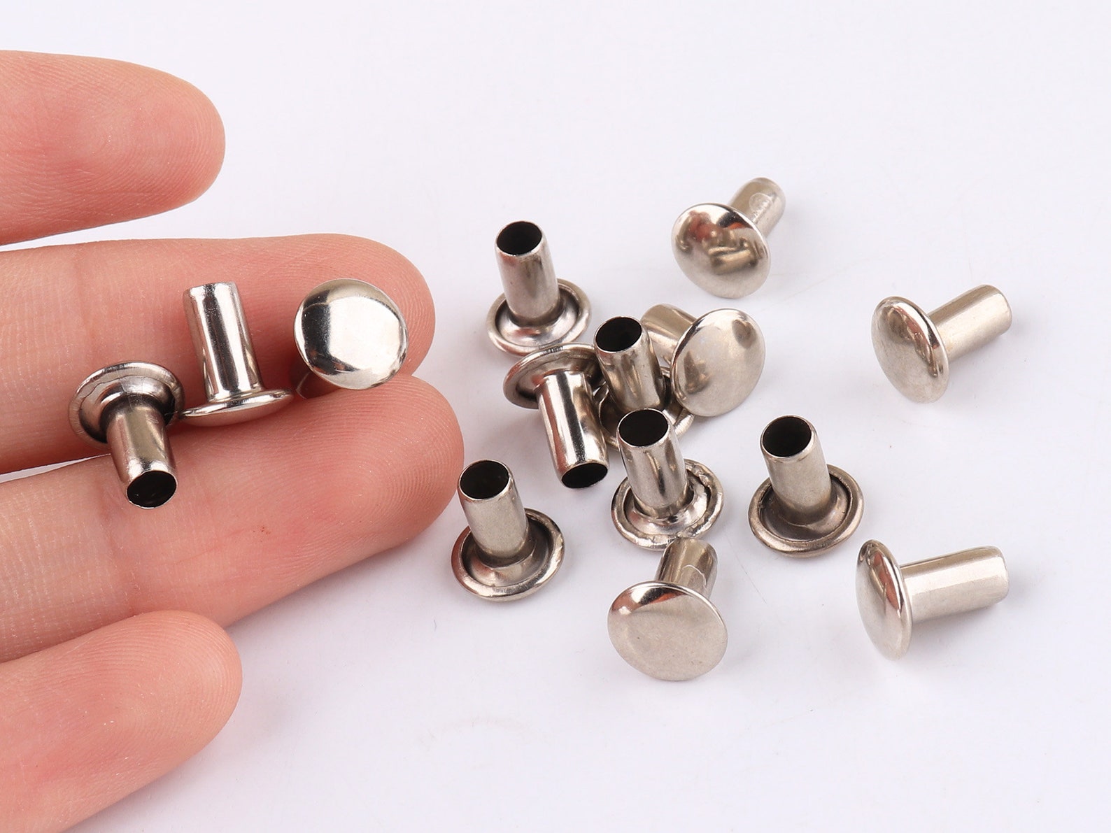 Silver Rapid Rivets Studs Round Rivets Decorative Rivet Rapid | Etsy