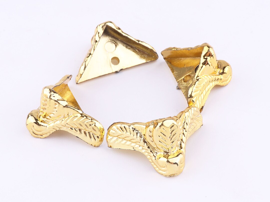 Gold Corner Protector Box Feet Corners Jewelry Box Feet Decoration Feet ...