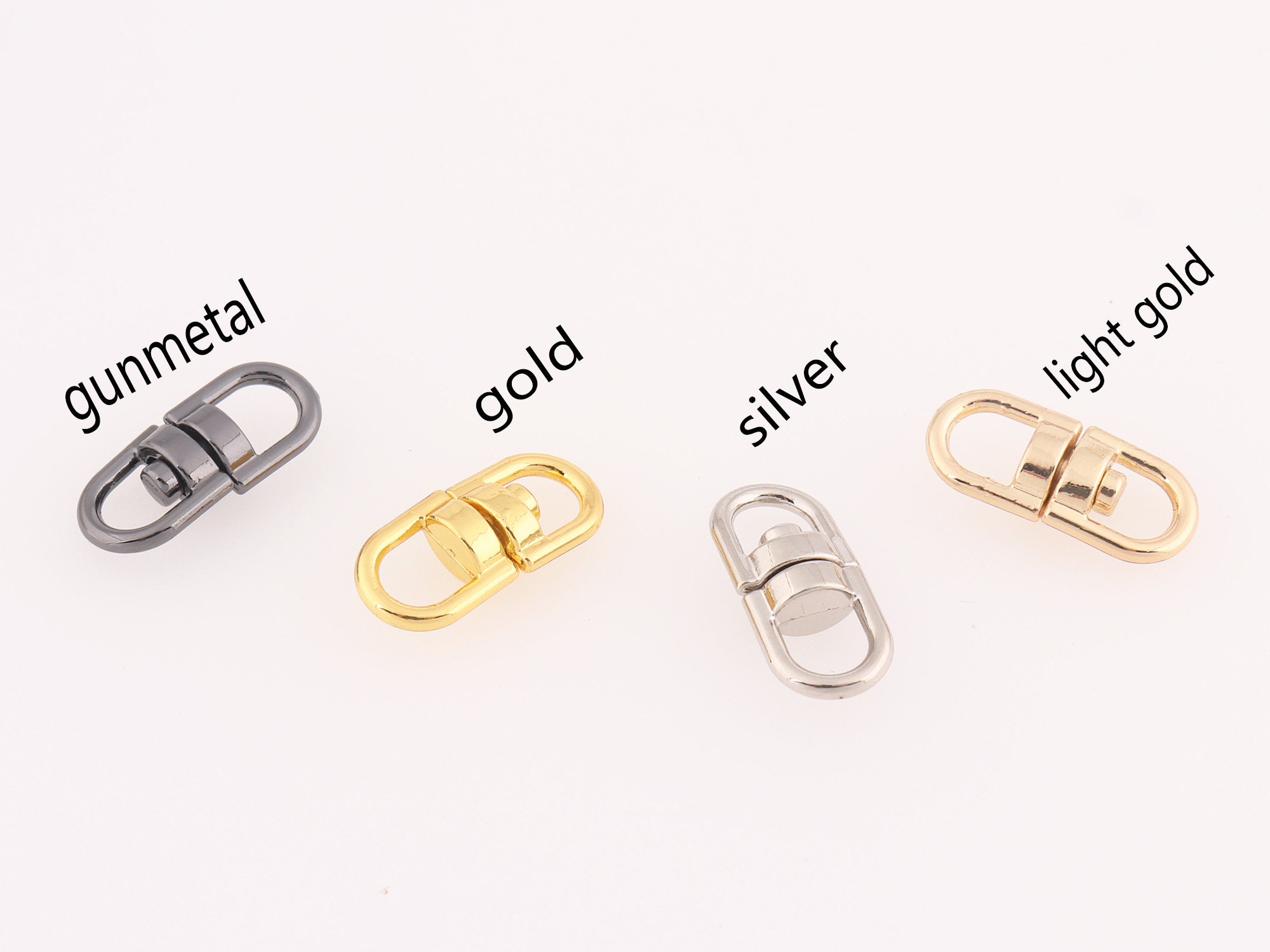 Swivel Connectors Double Loops Connectors Clasps for Key | Etsy