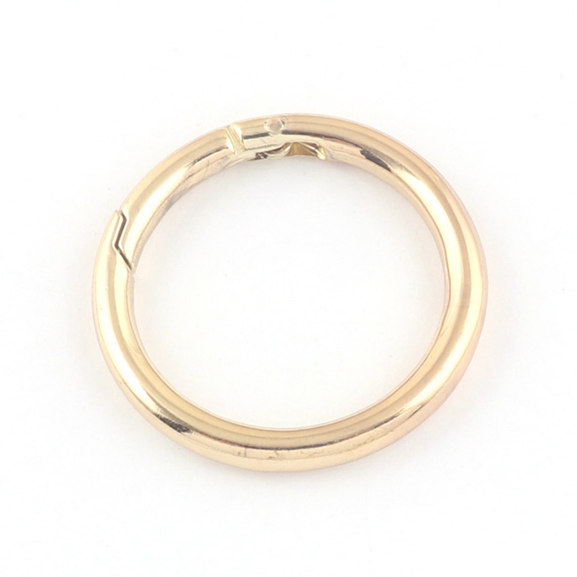 6pcs 38mm(1.5'')spring Gate Ring Rose Gold/light Gold/gold/gunmetal ...
