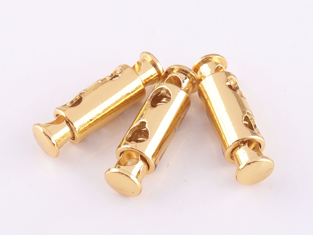 Cord Stopper Barrel Cylinder Stopper Double Hole Double Spring End ...