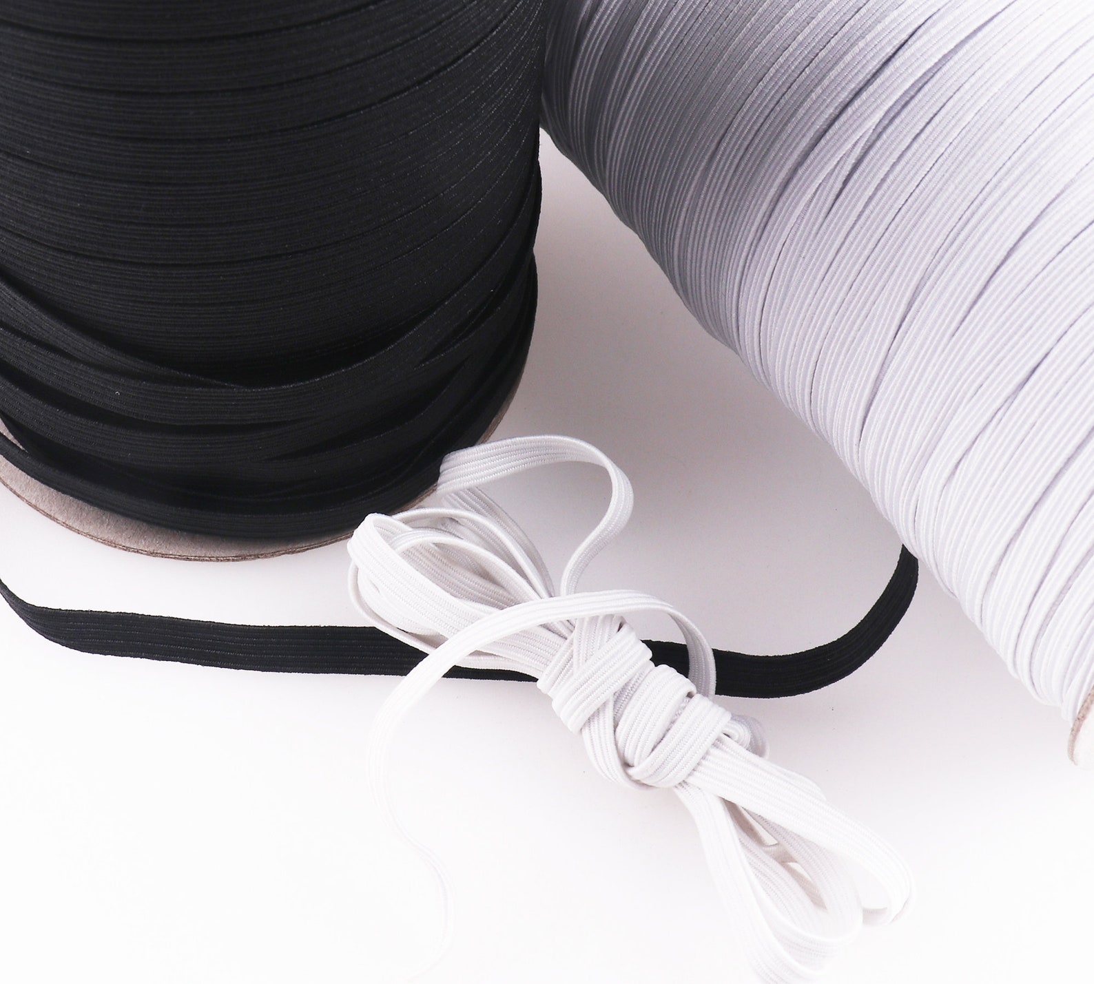100yards 3-7mm Elastic Cord Elastic Bands Flat Elastic Cord - Etsy