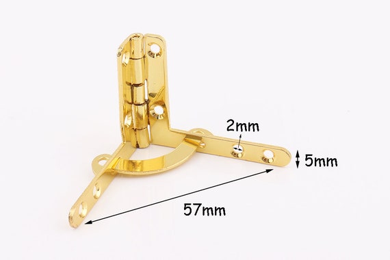 4pcs Gold Box Hinge Quadrant Hinge Metal Box Hinges Jewelry - Etsy ...