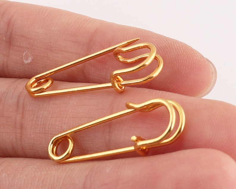 Gold Safety Pins 27mm Kilt Pins Safety Pin Brooch Kilt Pin - Etsy