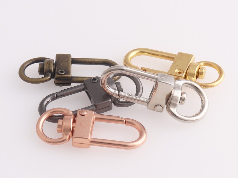 Swivel Clasps Flat Snap Hook Metal Clasp Trigger Snap Hooks - Etsy