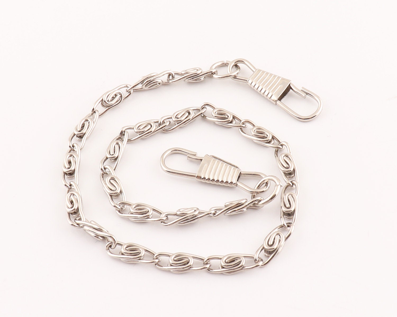 Bag Chain Silver Metal Chain Purse Strap Bag Hardware Wrist Strap Chain ...