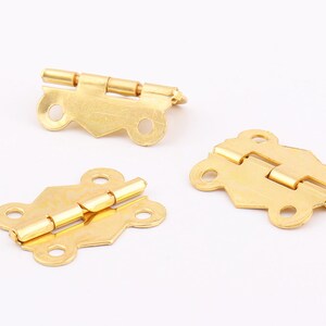 10pcs Hinges 20*25mm Gold Box Hinge Metal Box Hinges Jewelry Box Hinge ...