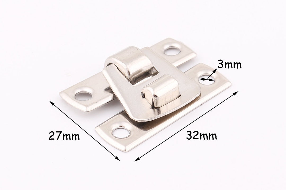 2pcs Metal Latches Clutch Clock Latch Box Lock Purse Lock Latch Lock ...
