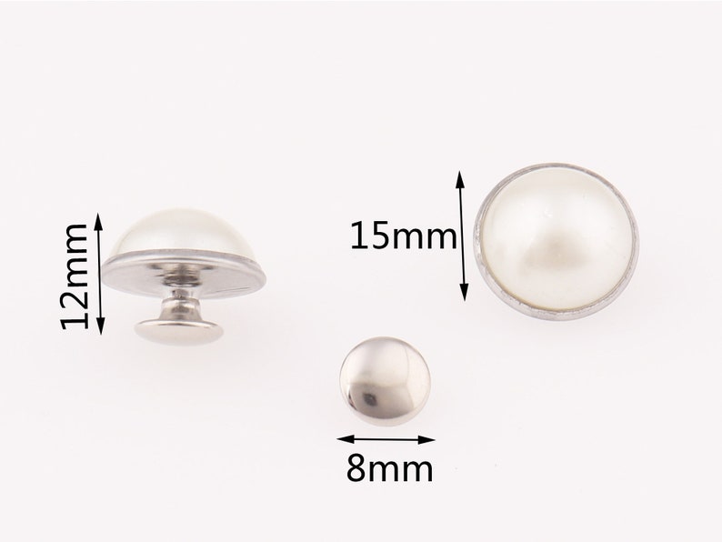 Double Caps Rivets Dome Rivets Rapid Rivets Studs Pearl Rivets - Etsy
