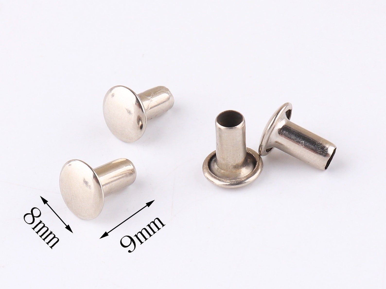 Silver Rapid Rivets Studs Round Rivets Decorative Rivet Rapid | Etsy