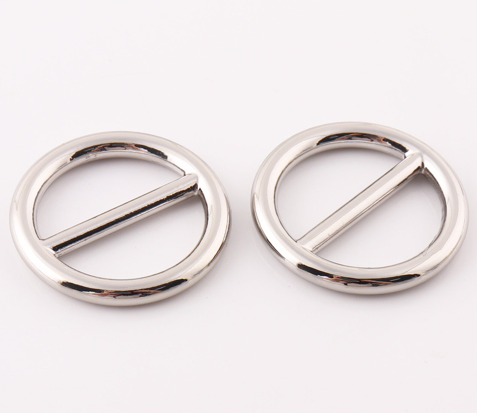 Silver Adjuster Buckle 15mm Round Metal Slide Buckle Adjuster - Etsy