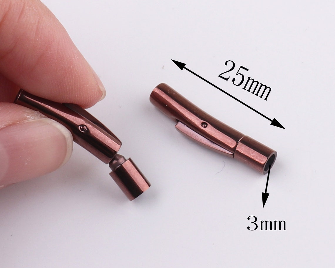 Magnetic Clasp Bracelet Clasp Leather Bracelet Interlocking | Etsy