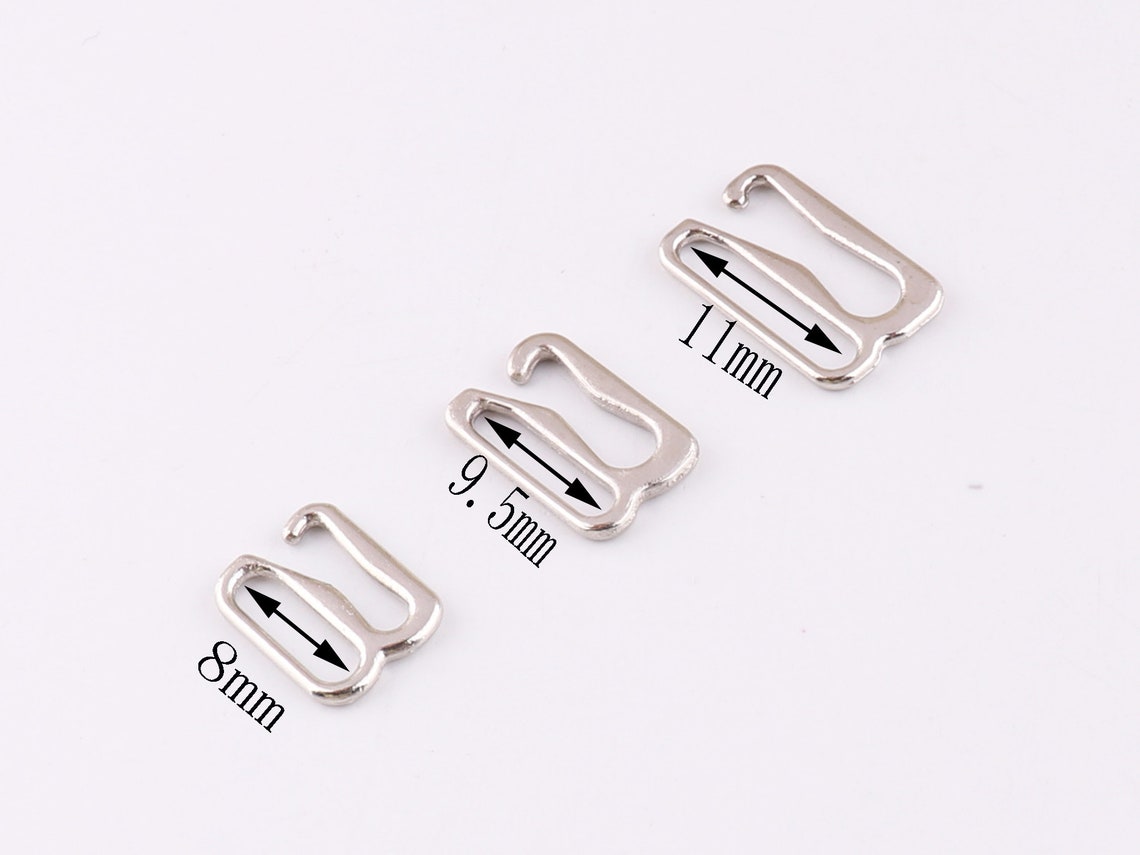 50pcs G Hooks Silver Bra Strap Slider Buckles Slide Hooks - Etsy