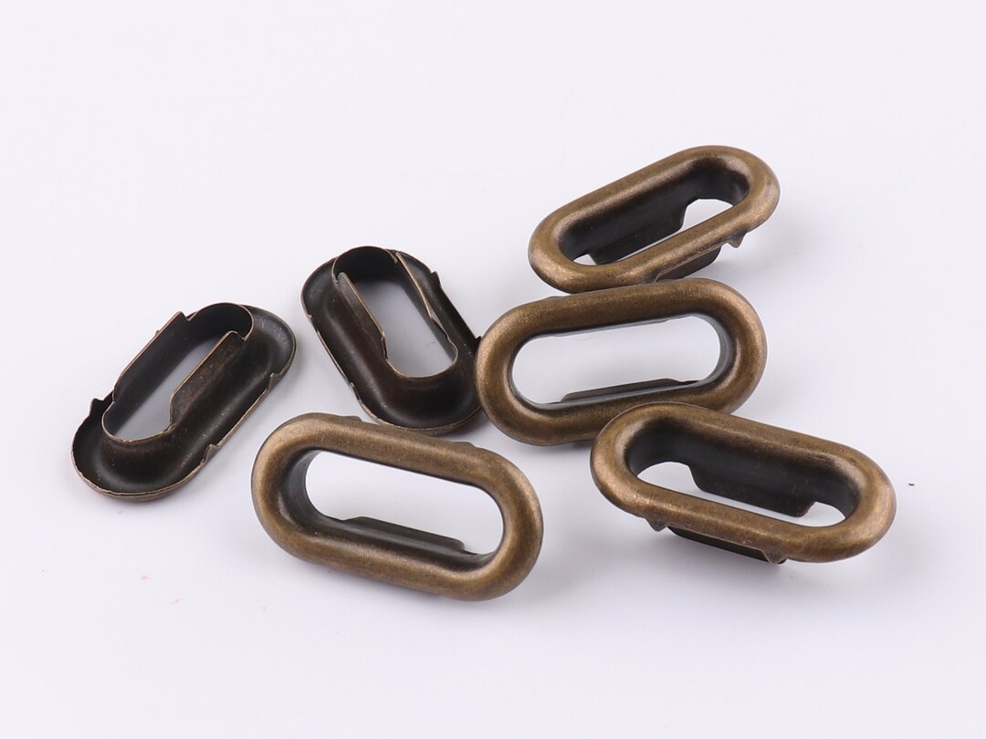 Oval Eyelet Grommets Purse Finding Clothing Bags Purse 19mm Inner for ...