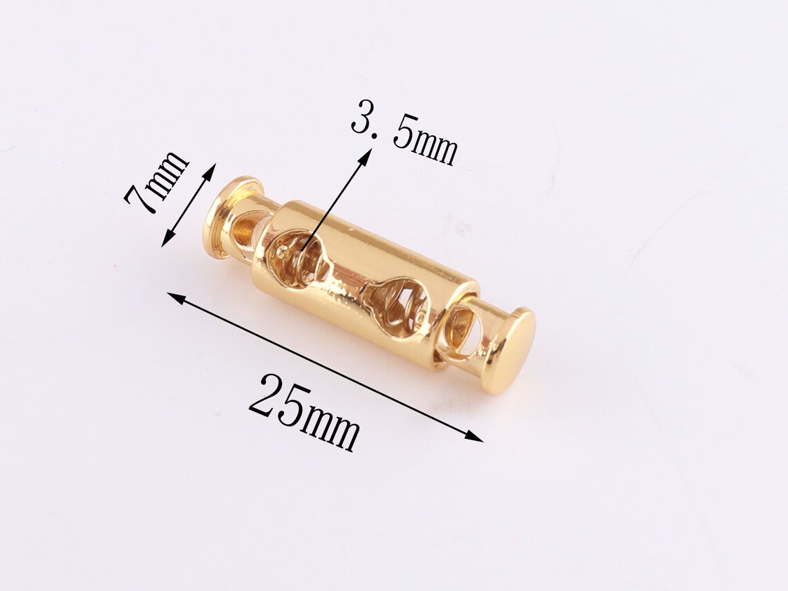 Cord Stopper Barrel Cylinder Stopper Double Hole Double spring | Etsy