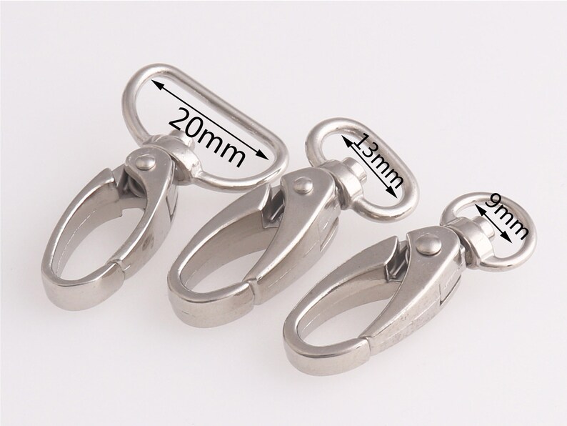 Swivel Claps Snap Hooks Push Gate Hook Bag Strap Hook Spring - Etsy