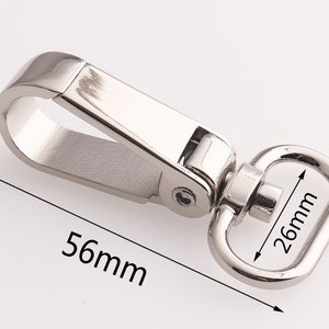 Swivel Clasps Trigger Snap Hook Push Gate Hook Purse Clasp Metal Swivel ...