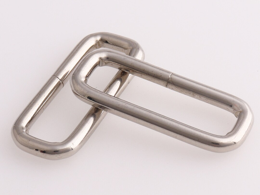 Rectangle Rings Strap Slider Purse Rings Adjuster Wire Rectangle Ring ...