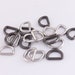 Mini D Rings Silver D Rings Buckle 3/89mm Small D Ring Metal D-rings ...
