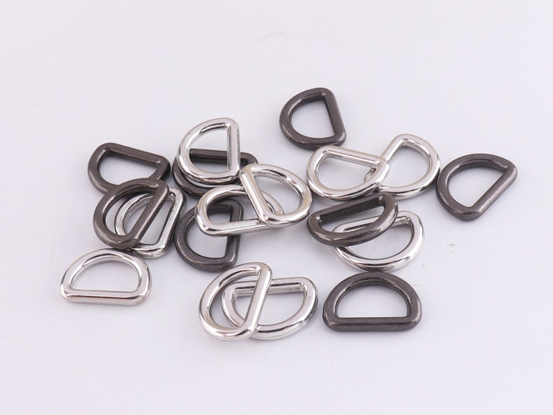 Mini D Rings Silver D Rings Buckle 3/89mm Small D Ring - Etsy