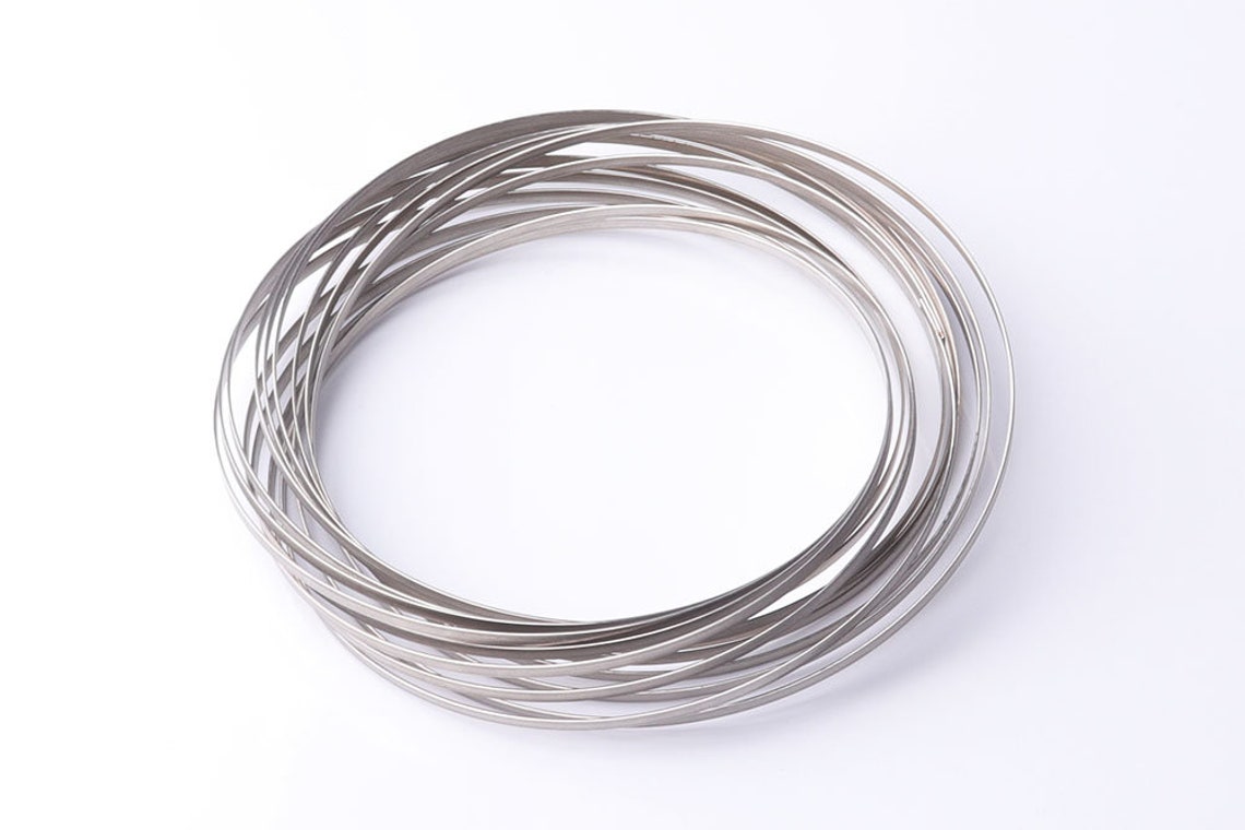 Flow Rings Rainbow/silver Kinetic Ring Spring Arm Slinky Flow - Etsy