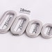 Oval O Rings Purse Rings/loops Flat O Rings Oval Buckle Strap Connector ...