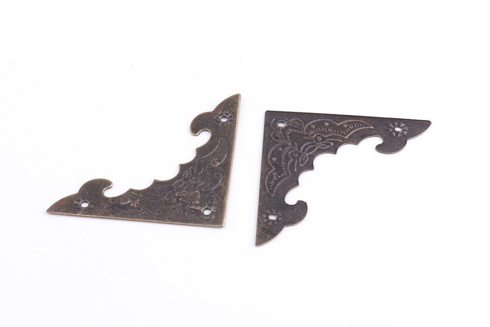 Box Corners 40mm Corner Protectors Metal Corners Decorative | Etsy