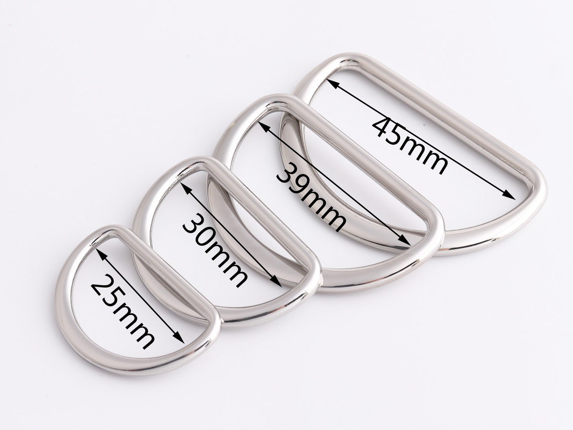 D Rings Purse Rings Strap Connector Rings D Ring Buckle Flat | Etsy