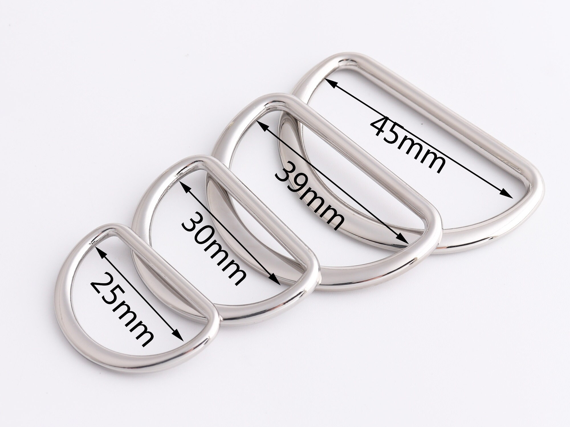 D Rings Purse Rings Strap Connector Rings D Ring Buckle Flat | Etsy