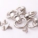 6set Screw in Connector Pull Ring With Screw Purse Chain Loops Strap ...