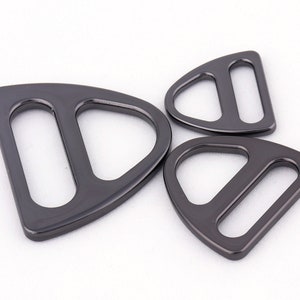 Strap Buckle Triangle Buckle Double Rings Slot and Hole Loop Connect ...