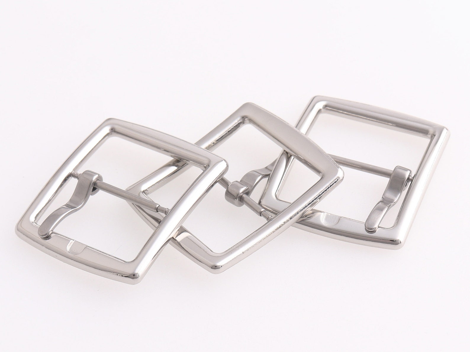 Silver Slider Adjustable Buckle Pin Buckle Strap Adjuster Belt Buckle ...
