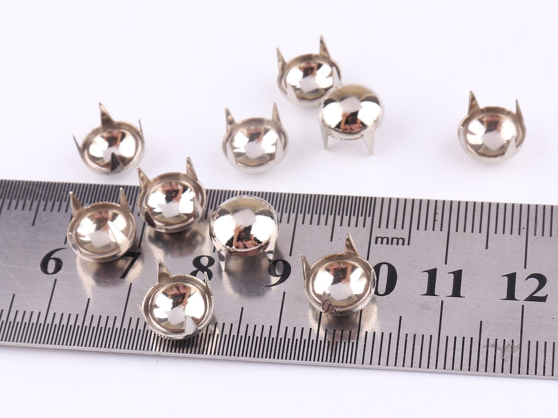 Dome Prong Studs Nailhead Studs Round Nail Heads Studs Spots - Etsy Canada