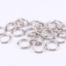 Silver O Rings Small O-rings Buckles Seamed Rings Jewelry Making Jump ...