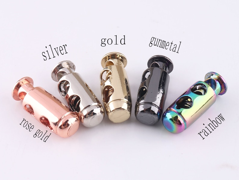 Cord Stopper Barrel Cylinder Stopper Double Hole Toggle Spring - Etsy