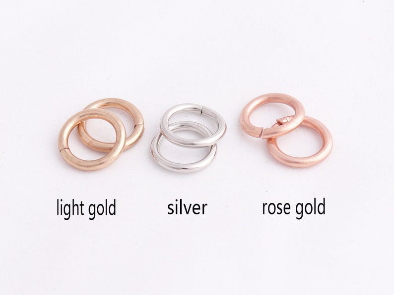 O Rings Split O Rings Open Jump Rings Round Rings Connector - Etsy