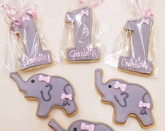 Number cookies | Etsy