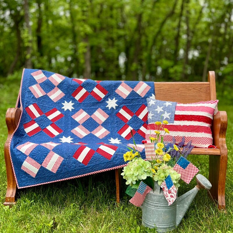 4th of July Quilt - Etsy