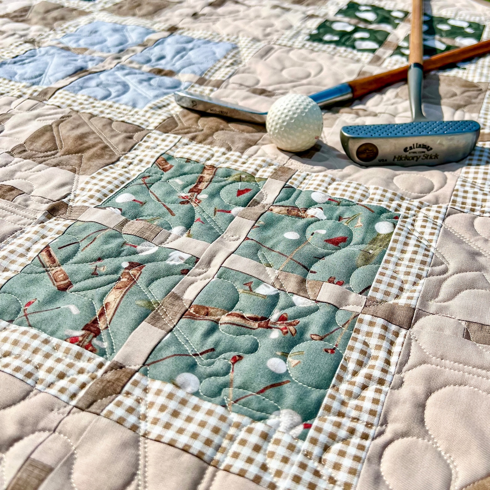 Match Play Argyle Golf Quilt Pattern, Paper Pattern Version, Mailed - Etsy