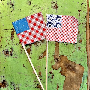 Summer Patriotic Flags DIY Sewing Pattern - Beginner Project, Instant ...