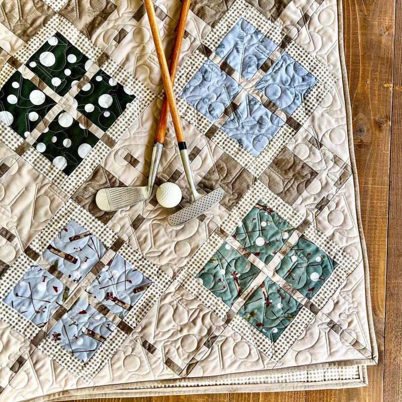 Argyle Golf Quilt Pattern (PDF Download) - Etsy